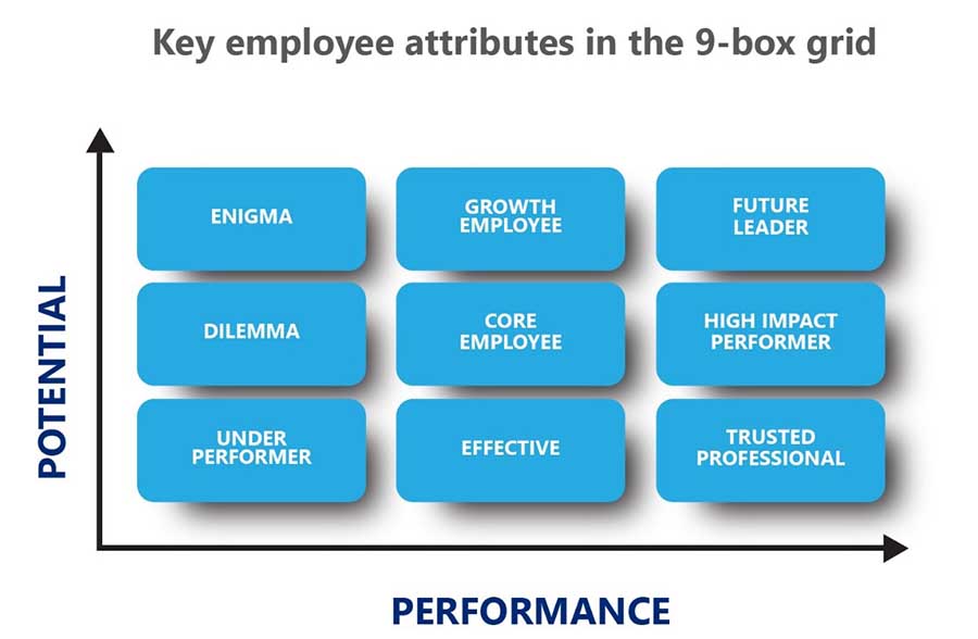 Kommunikation Anlocken Stichprobe 9 Box Grid Talent Management